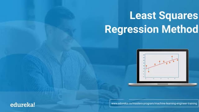 Least Squares Regression Method | Edureka | PPT Least Squares Regression Method | Edureka | PPT