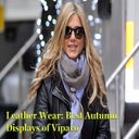 Leather wear: best autumn displays of viparo