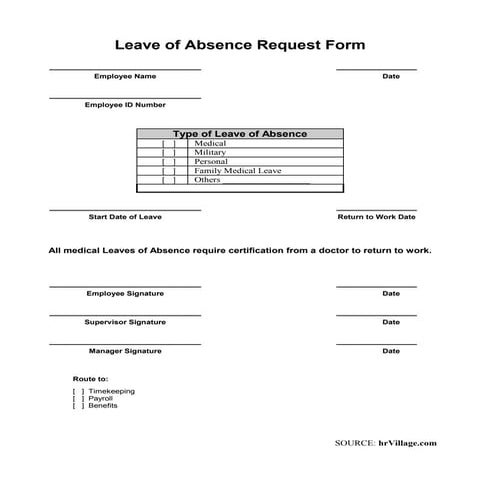 Leaveof absence | PDF