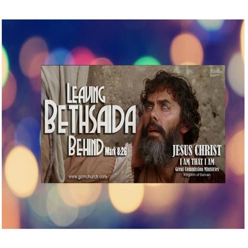 Leaving bethsaida behind | PDF