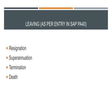 Leaving ppt.pptx powerpoint presentation on termination | PPTX