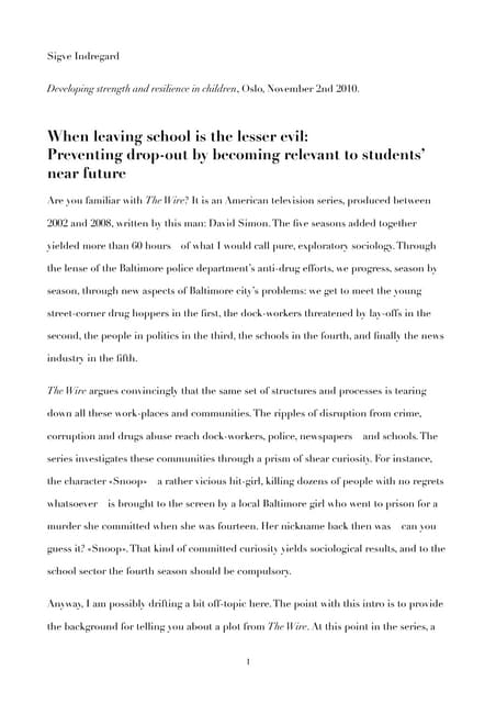 Classroom management case study | DOCX