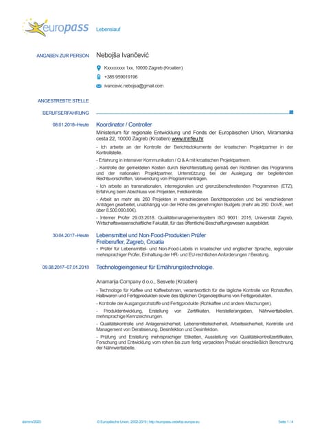 Zivotopis cv europass-2020-ni.ivancevic-hr_06_20 | PDF
