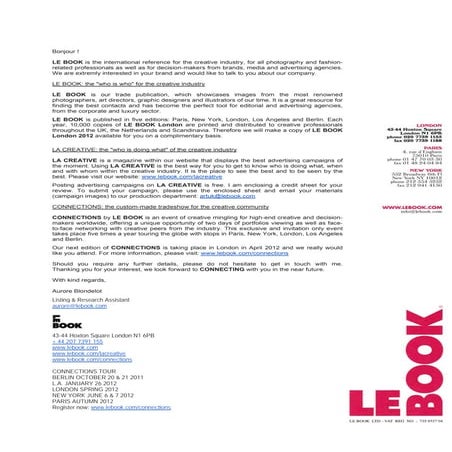 Le Book London | PDF | Publishing Industry | Industries