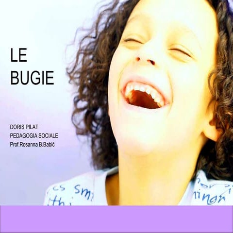 Le bugie | PPTX