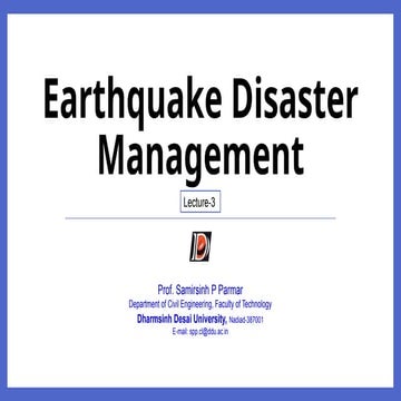 Lec-03 EARTHQUAKE DISASTER MANAGEMENT.pptx