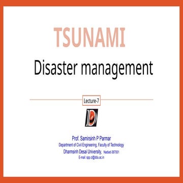 Lec-07 TSUNAMI DISASTER MANAGEMENT.pptx