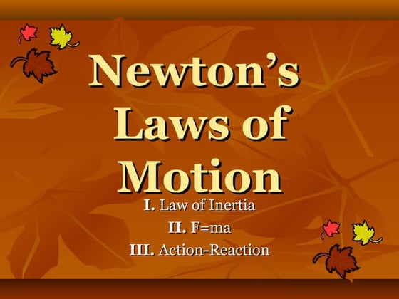 Newtons laws of motion_VBEI | PPT