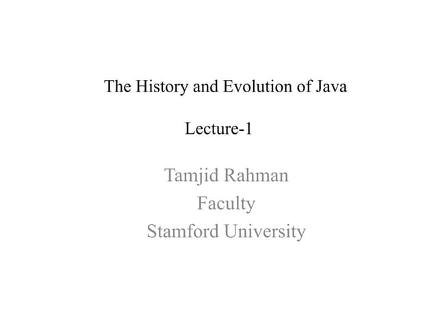Lec 1 Of Oop2 Ppt