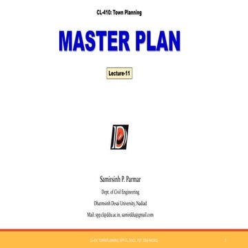 Lec-11 CL-410 Master Plan .pptx