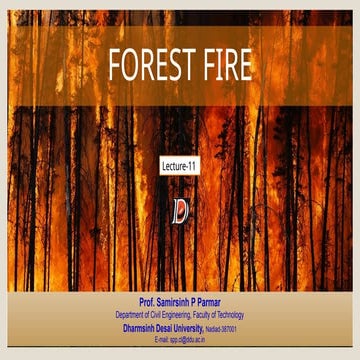 Lec-11 FOREST FIRE DISASTER MANAGEMENT.pptx