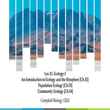 Lec-13. Ecology from campbell book source-1.pptx