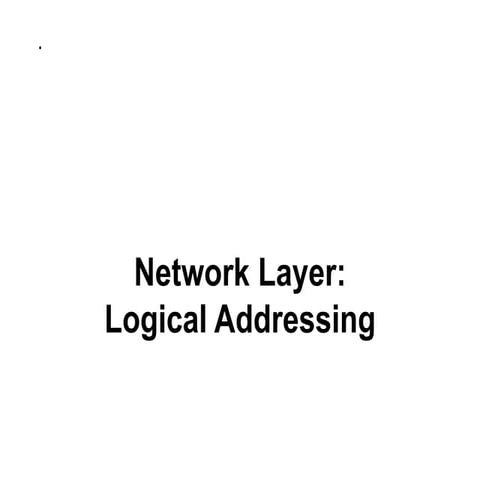 IP addressing in computer Networks explanation | PPT