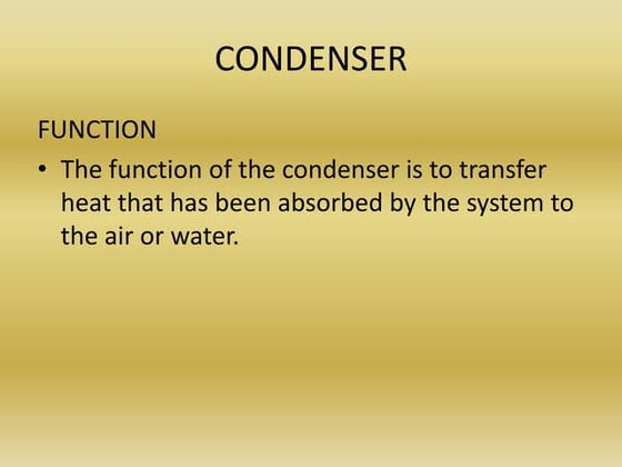 Design of condenser | PPT