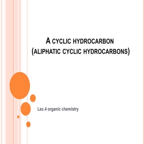 Lec.4 organic chemistry | PPTX