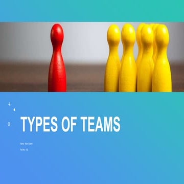 Lec-22-3.pptx Types of Teams in organizational behavior | PPT