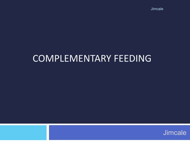 Feeding problems in children | PPTX
