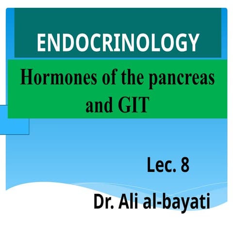 GLP 1 E GIP: DIFERENÇAS E SEMELHANÇAS | PDF