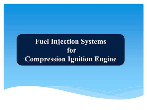 types of fuel injection system and nozzles | PDF