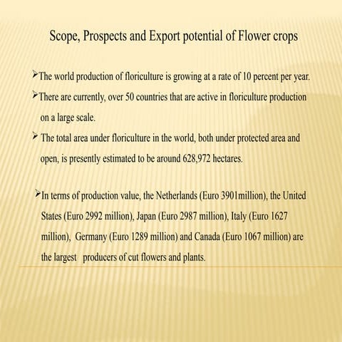 Introduction to Floriculture | PDF