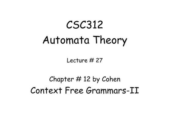 Types of grammer - TOC | PPTX