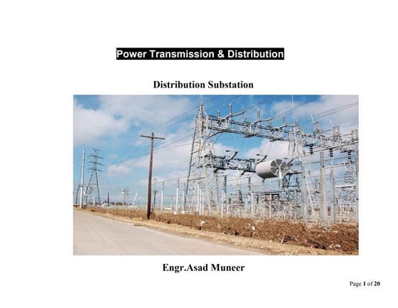 Presentation on substations | PPT