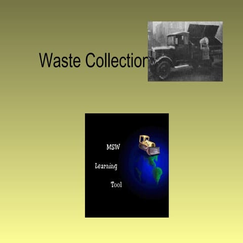 Environmental Engineering (waste collection) | PPT
