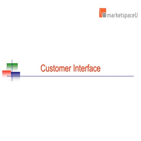 Lec 4 Customer Interface Pdf