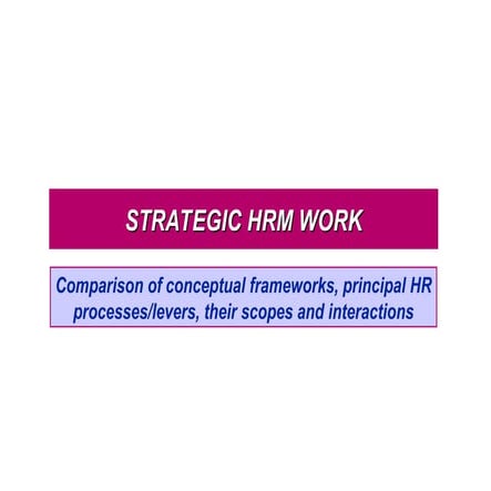 Lec-4 - Strategic human resource frameworks.ppt