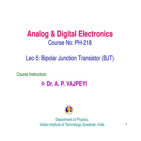 bjt transistor basics, types,structure and modes of operation | PDF