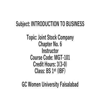 Lec-6 JointStock Company.pptx