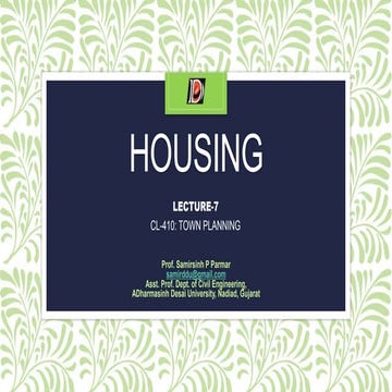 Lec- 7 Housing.pptx
