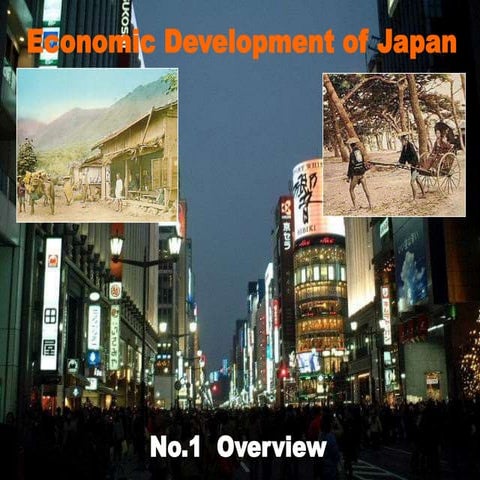 Lecture 01 Overview of Economic Development of Japan | PPTX