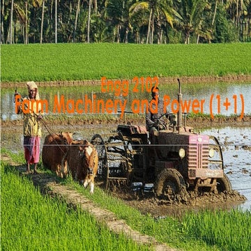 Farm power and its sources | PPTX