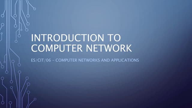 Lec 01 Introduction To Computer Networkpptx