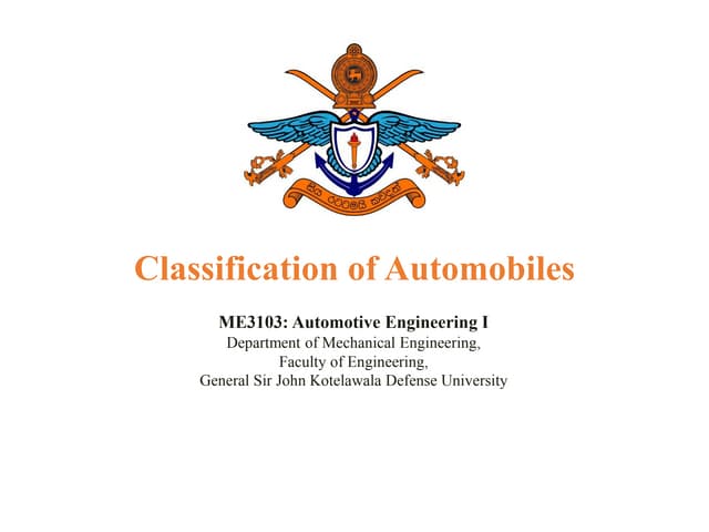 Vehicle Body Engineering Car Body Construction | PPT