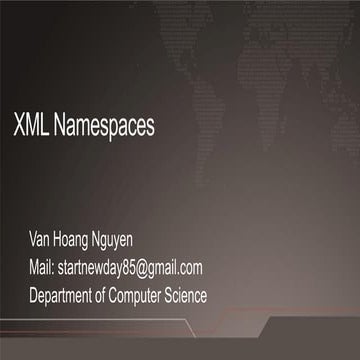 Xml Namespaces Ppt 9871