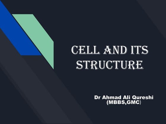 Cells and its components(Anatomy) Easy explanation | PDF | Biological Sciences | Science