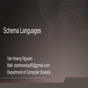 Schema languages | PDF