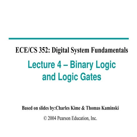 Lecturebinarylogicandlogicgatesppt Programming Languages 5690