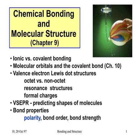 chemical bonding & molecular structure-general chemistry.ppt
