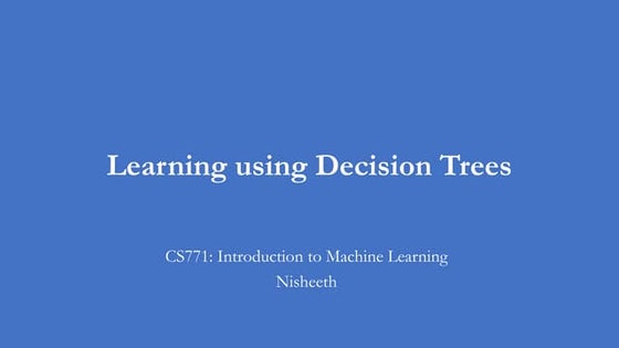 basic decision tree learning( machine learning ).pptx
