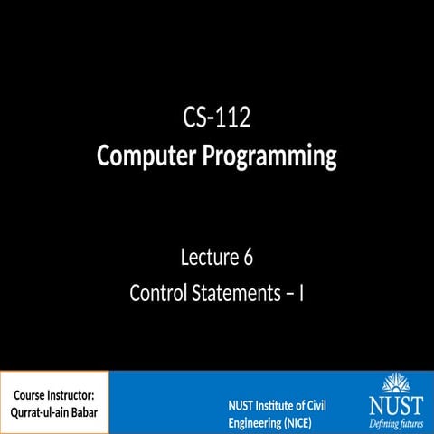 Control Statements and their use in C.pptx