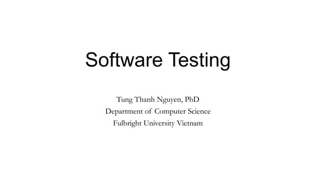 Software Testing And Junit And Best Practices Ppt 6891