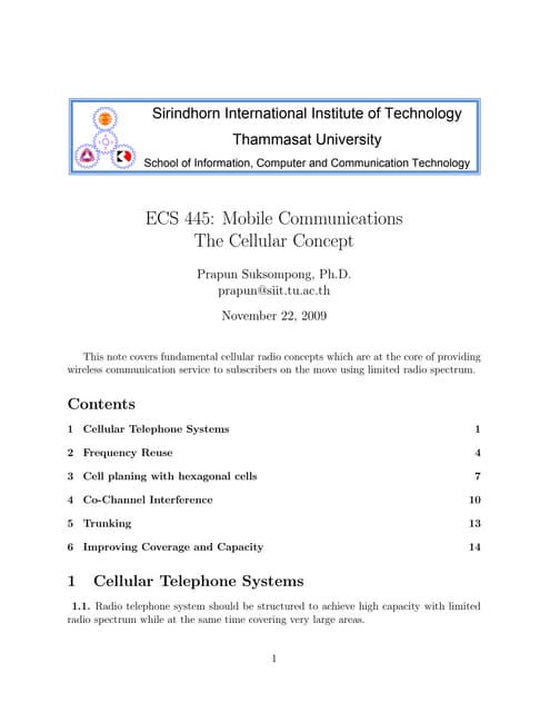 Frequency reuse | PDF