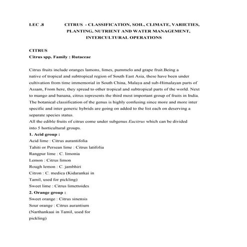 CITRUS | PDF