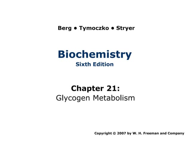 glycogenesis and glycogenolysis | PPTX