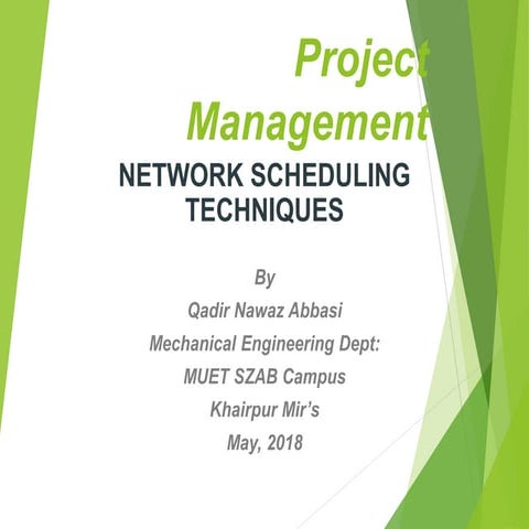 Lec 09 network scheduling_techniques | PPT