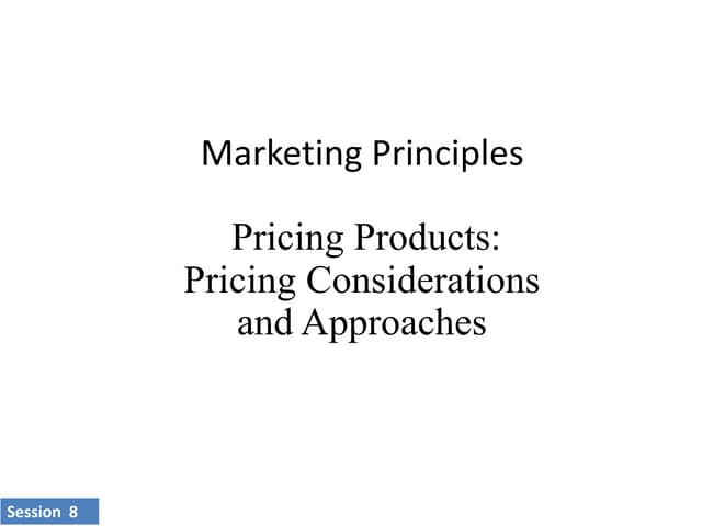 Costing and pricing | PPTX