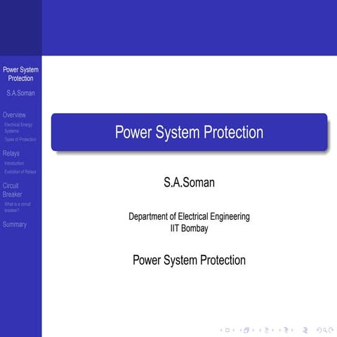 protection for power system | PDF | Gas and Electric | Home Utilities